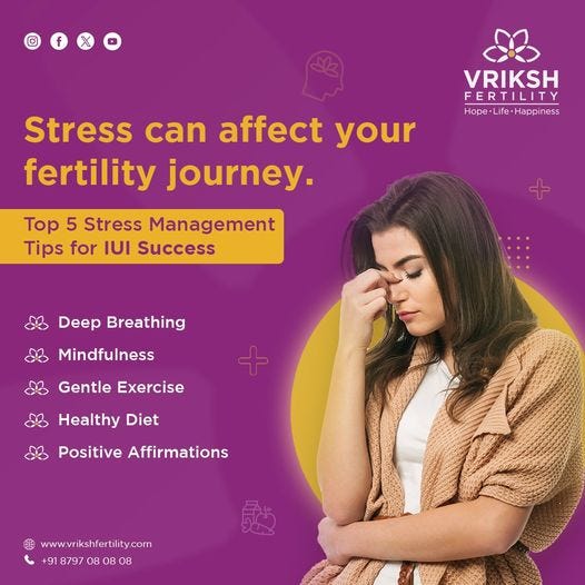 Stress can impact your fertility journey - Vriksh Fertility - HSR Layout, Bangalore - Medium