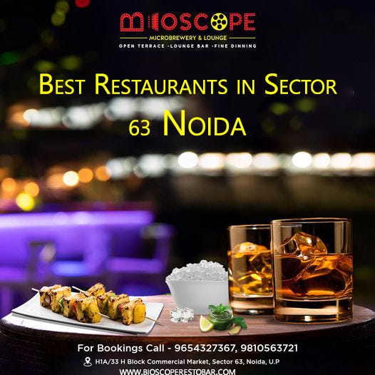 Looking for the Best Restaurants in Sector 63 Noida? - Bioscope Resto ...