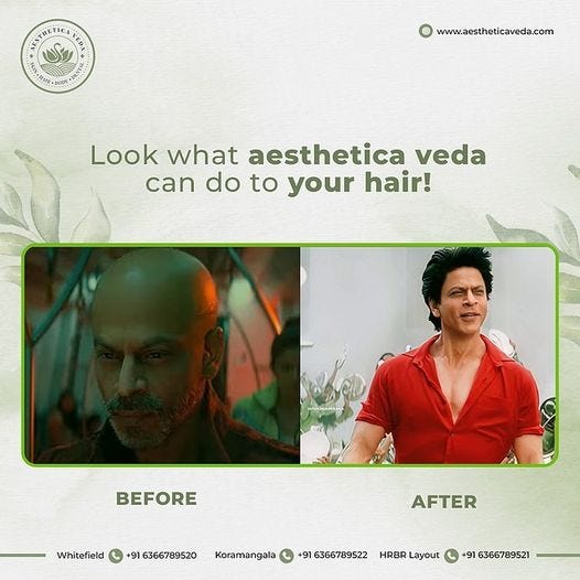Ready to experience the Jawan look at Aesthetica Veda’s with its ...