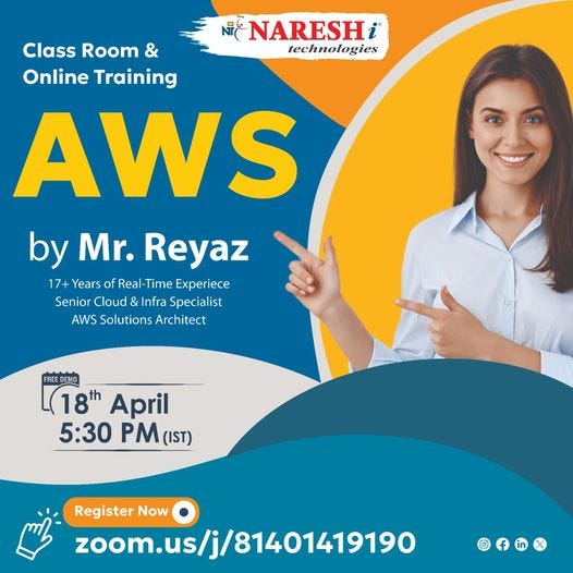 No 1 AWS Training in Hyderabad 2024 - Techprasanna - Medium