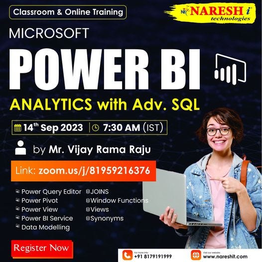 Best Power BI Online Training — Naresh IT - Avinash Nit - Medium