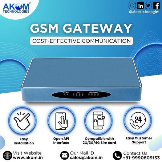 Gsm Gateways Streamlining Your Telecom Solutions By Akom
