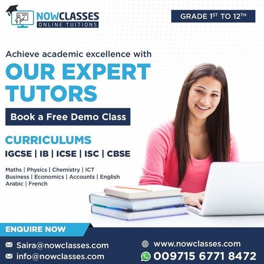 Private tutor in Dubai - nowclasses01 - Medium