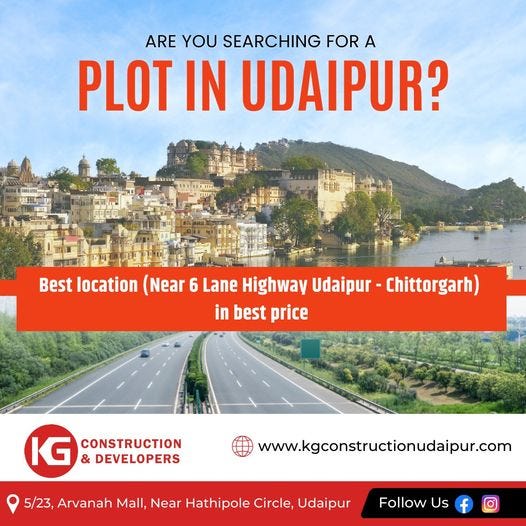 Udaipur: A Hidden Gem for Affordable Land Investment | by KG construction and developers | Jul ...