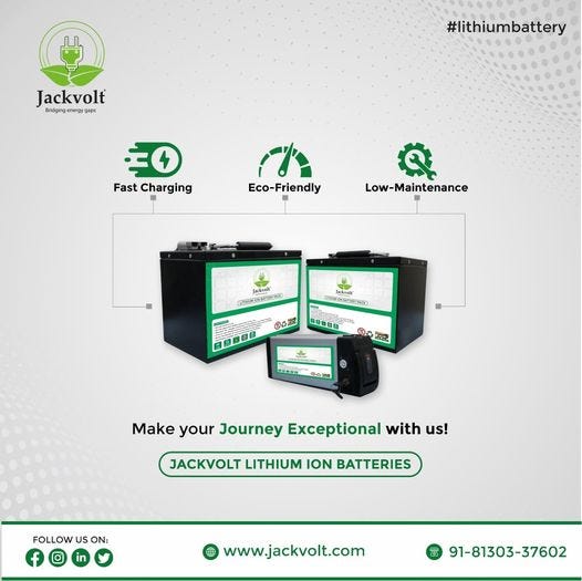 A Customized Lithium Battery Service for All - Jackvoltnoida - Medium