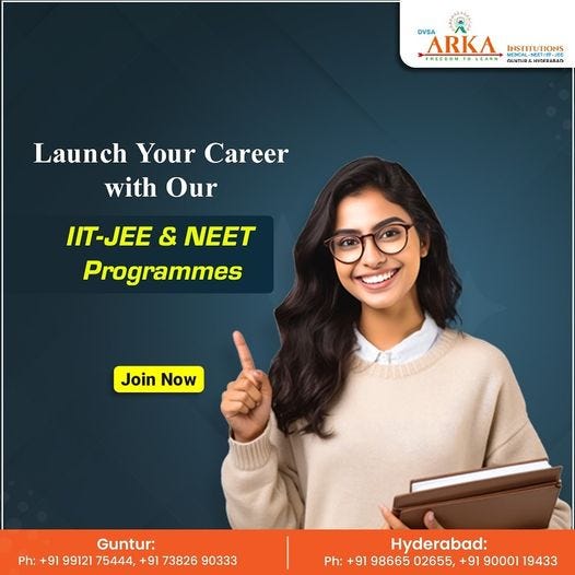 Crack IIT-JEE & NEET with Arka Institutions! Join Now and Secure Your ...