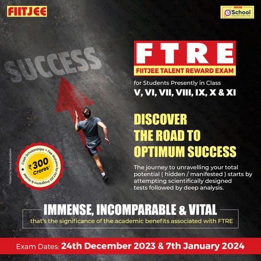 FIITJEE Talent Reward Exam — FTRE | by FIITJEE PUNE CENTRE | Medium