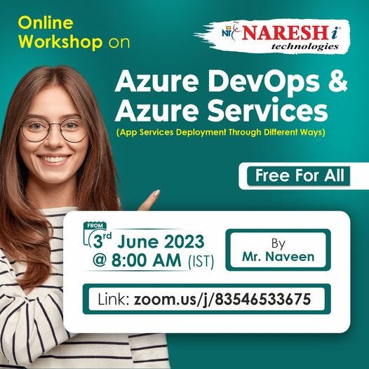 👉Attend a Free Online Workshop On Azure DevOps & Azure Services by Mr ...