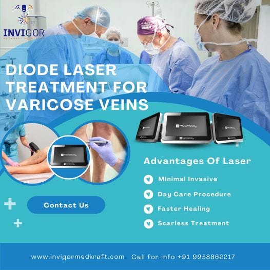 Advanced Diode Laser for Varicose Veins - Invigor Medkraft - Medium