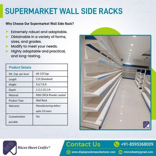 Transform Your Store with Budget-Friendly Supermarket Wall Racks ...