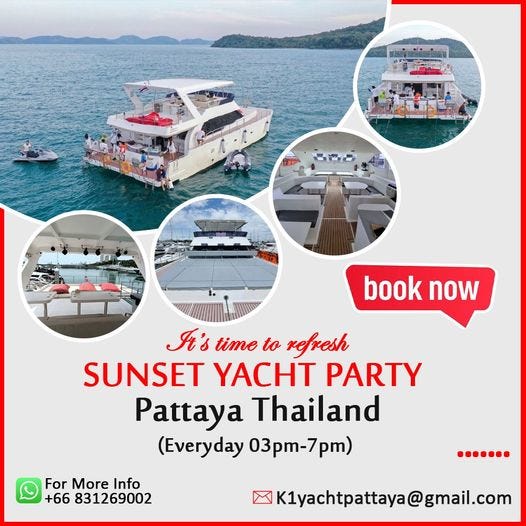 Experience the Ultimate Sunset Yacht Party Pattaya with Sunset Yacht ...