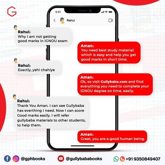 What makes Gullybaba’s IGNOU study material unique or stand out from ...