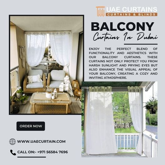 Best Balcony Curtains Shop in Dubai | by uaecurtain | Jun, 2024 | Medium