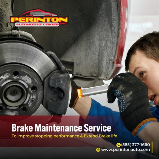 Brake Maintenance Service - Perinton Automotive Center Inc. - Medium