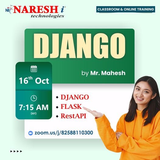Best DJANGO Online Training — Naresh IT - Avinash Nit - Medium
