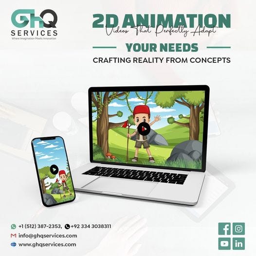 2D animation is an amazing way to communicate a purpose to the target ...