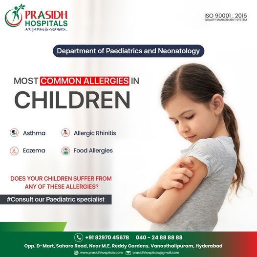 Pediatric Hospitals In Hyderabad — Prasidh Hospitals - prasidh hospital - Medium