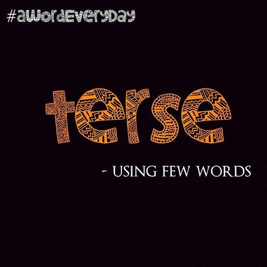 Terse | by Shubhra Rishi | Medium