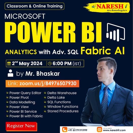No 1 Best Power Bi Online Training In Hyderabad 2024 Techprasanna Medium