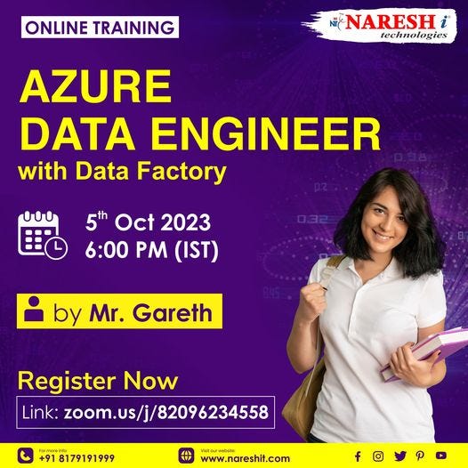 Best Azure Data Engineer with Data Factory — Naresh IT - Avinash Nit ...