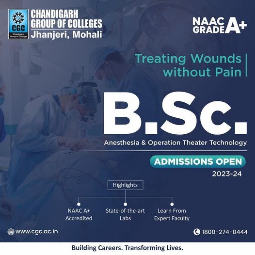 Best BSc Anesthesia & Operation Theatre Technology Colleges in Chandigarh - Gurjotofficial - Medium