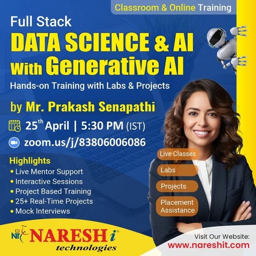 Best No 1 Full Stack Data Science & AI Online Training in Hyderabad ...