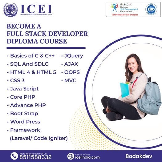 Full Stack Developer Course in Ahmedabad | ICEI - iceiindia - Medium