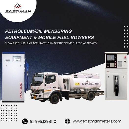 Petrol Pump Machine. EAST-MAN meters is manufacturing petrol… | by ...