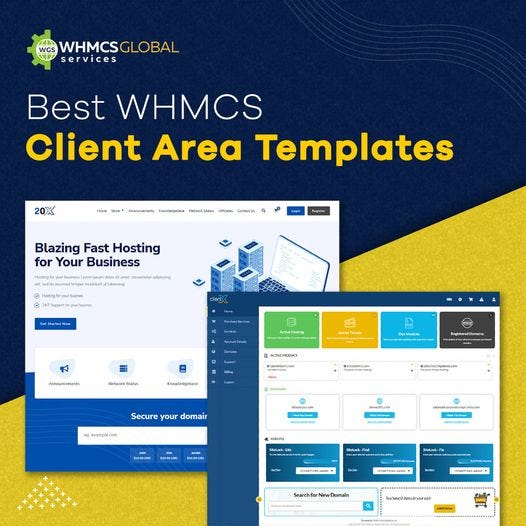WHMCS Template Client Area - Anishka ro - Medium