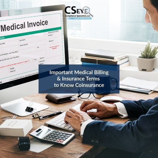 Important Medical Billing and Insurance Terms to know Coinsurance | by ...