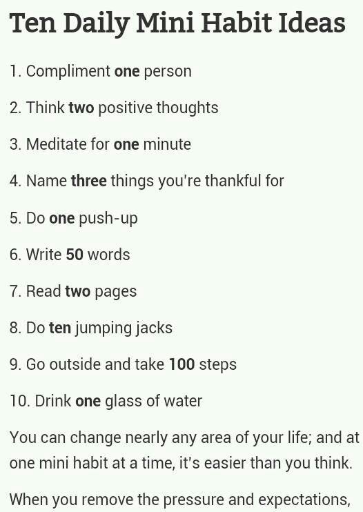 Small Habits, Big Changes: Mini Challenges to Transform Your Life | by ...