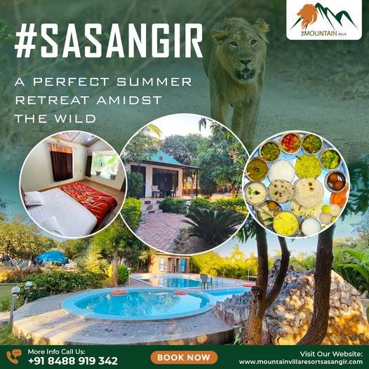 Best Resorts in Sasan Gir — Mountain Vill Sasan Gir ...