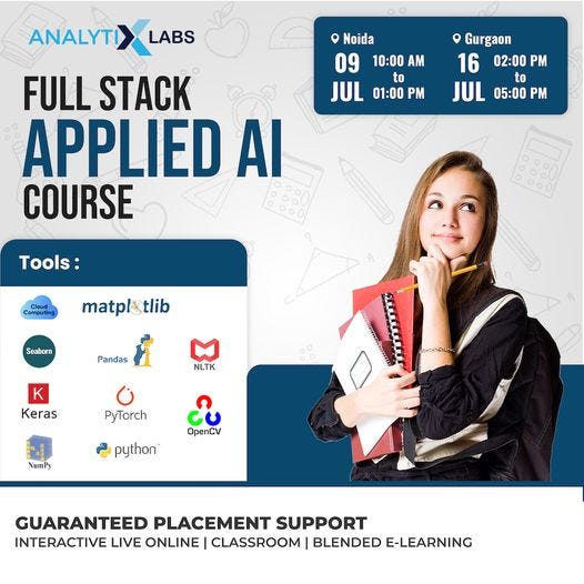 Applied AI & Machine Learning Specialization Course Online - Sunil ...