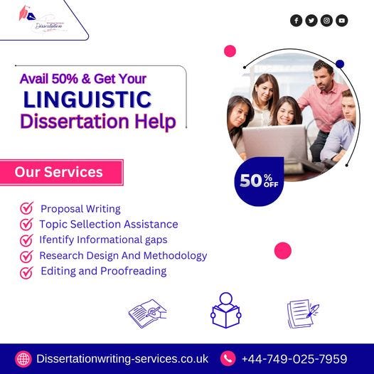 Struggling with your linguistic dissertation? - sofia Roy - Medium