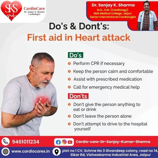 Heart attacks can happen anytime and any place. It is best to keep and ...