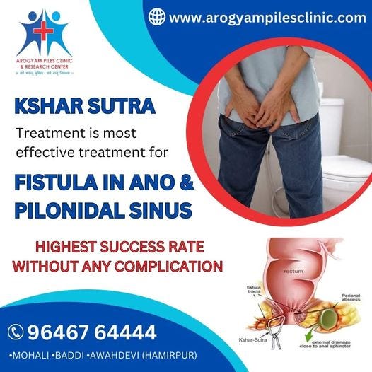 Advanced Fistula Treatment Near Mohali — Arogyam Piles Clinic - Arogyam ...