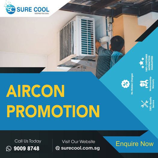 aircon promotion singapore - Surecoolaircon - Medium
