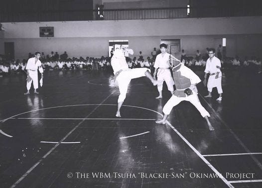La compétition avec protections de 1967 | by Motobu Naoki | Motobu-ryu ...