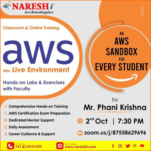 Best AWS Online Training — Naresh IT - Avinash Nit - Medium