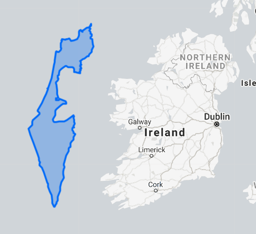 How big is Israel compared to Ireland? | by Daniel Rosehill | Medium