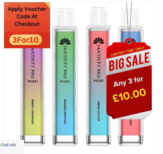 Hayati Crystal Mini Pro 600 Disposable Vape Pod Puff Kit | by junior ...