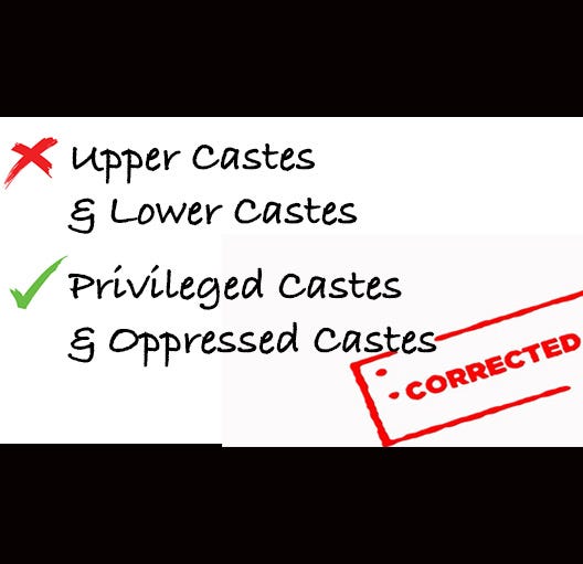 Calling them Upper & Lower castes? What! Even today? | by Harish ...