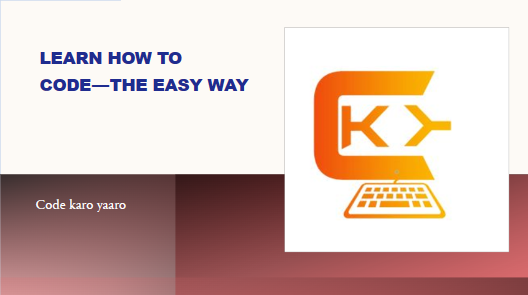 Learn To Code — The Easy Way. Learning programming can be a fun and ...