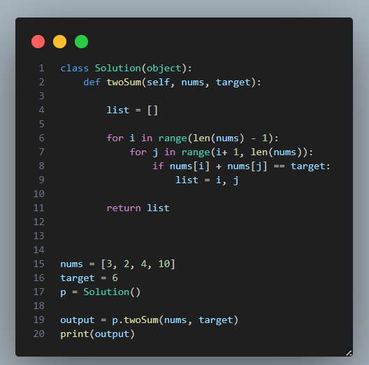 Two Of Sum — Explain Python Tharusha Dilshan Medium