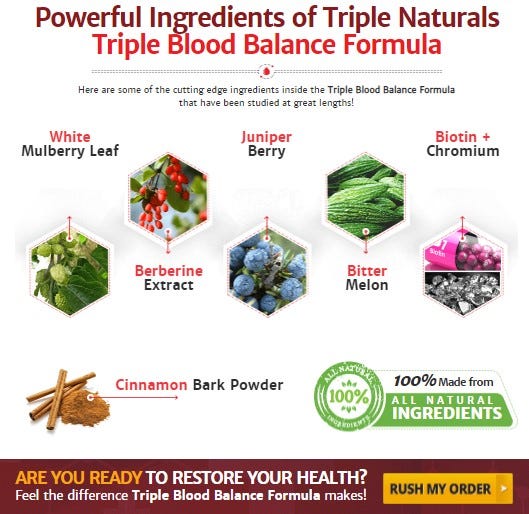 3 Naturals Triple Blood Balance |#EXCITING NEWS|: Triple Blood Balance ...