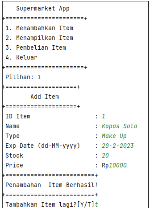 Program Java Sederhana Supermarket | by Maritza Alfiani | Medium
