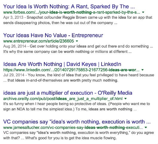 Ideas Are Not Worth Nothing. A bad idea beautifully executed is… | by ...