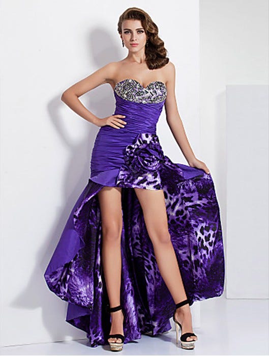 Put on Stylish Hi-Low Evening Dress | by Alice Huang | Medium