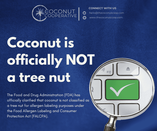 Coconut is officially not a tree nut | by The Coconut Cooperative | May ...