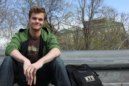 NYU Sophomore Jack Quaid Makes His Big-Screen Debut in The Hunger Games ...